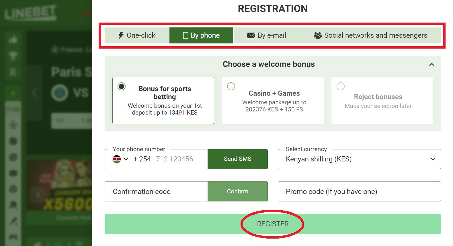 Linebet login Bonus 100% Registration Linebet in Kenya Login to the official website